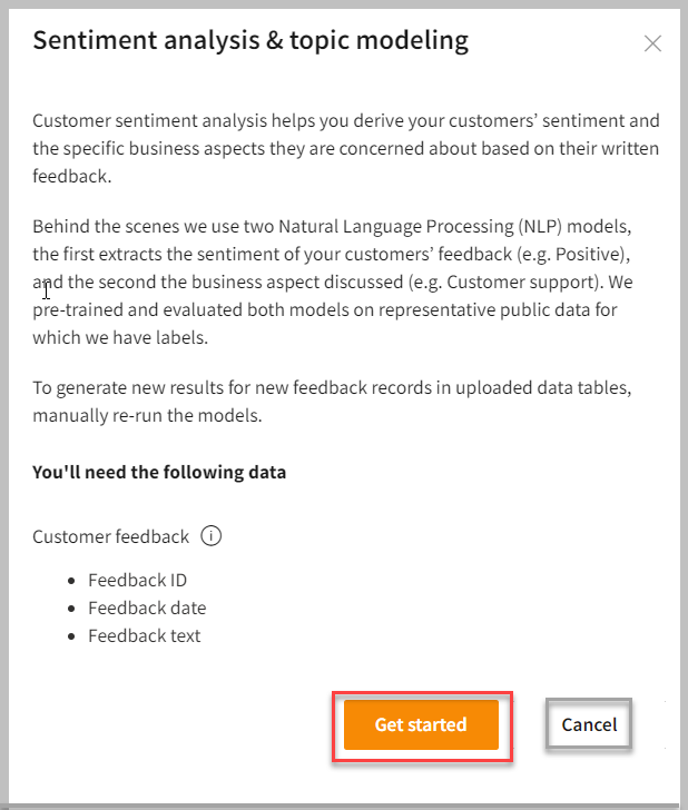 Configure Sentiment Analysis And Topic Modeling Skypoint Cloud